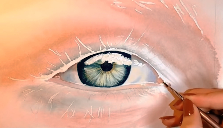 How To Paint A Super Realistic Watercolor Eye To Give Life To Portraits