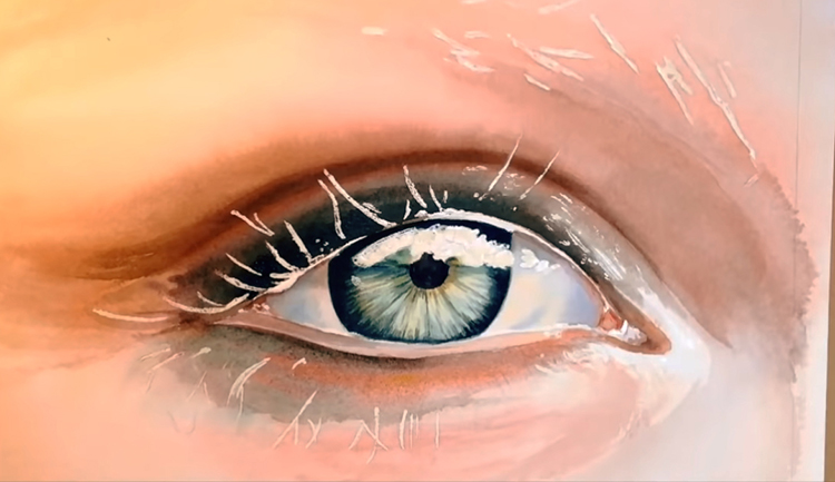 How To Paint A Super Realistic Watercolor Eye To Give Life To Portraits